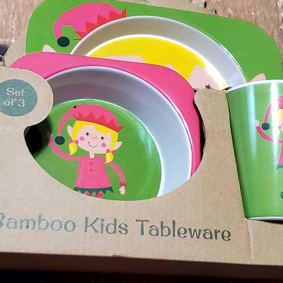 BAMBOO | Dining | Bamboo Kids 3 Piece Tableware | Poshmark